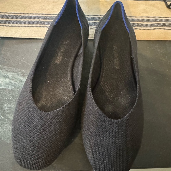 Rothy's | Shoes | Rothys Black Flats Minimalist Knit Design | Poshmark